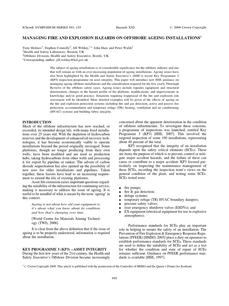 XXI-Paper-085 Managing Ageing SCE | PDF | Pump | Fires