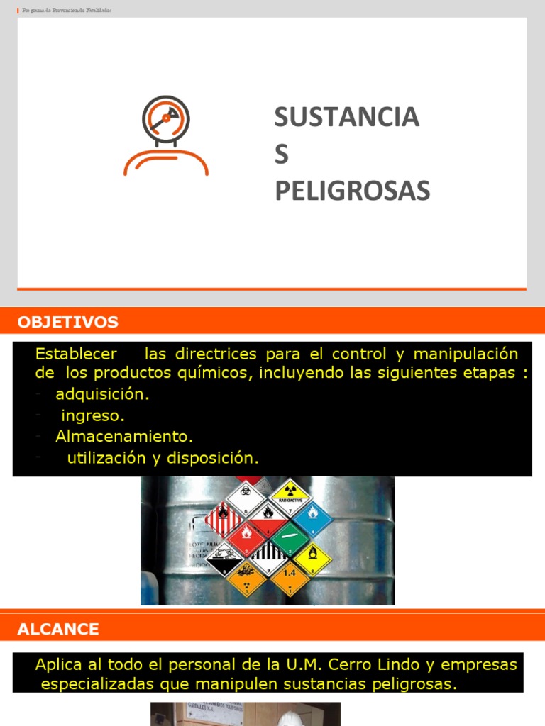 Sustancias Quimicas Peligrosas | PDF | Mercancías peligrosas | Materiales