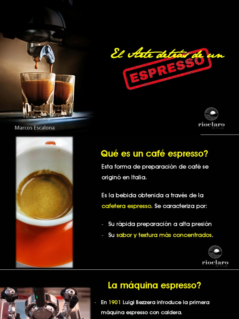 El Arte Detras Del Espresso | PDF | café | Bebidas no alcohólicas