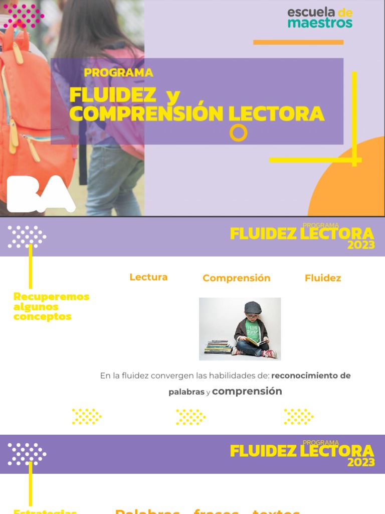 Clase 4 Evaluación Fluidez CABA 2023 | PDF | Comprensión lectora ...