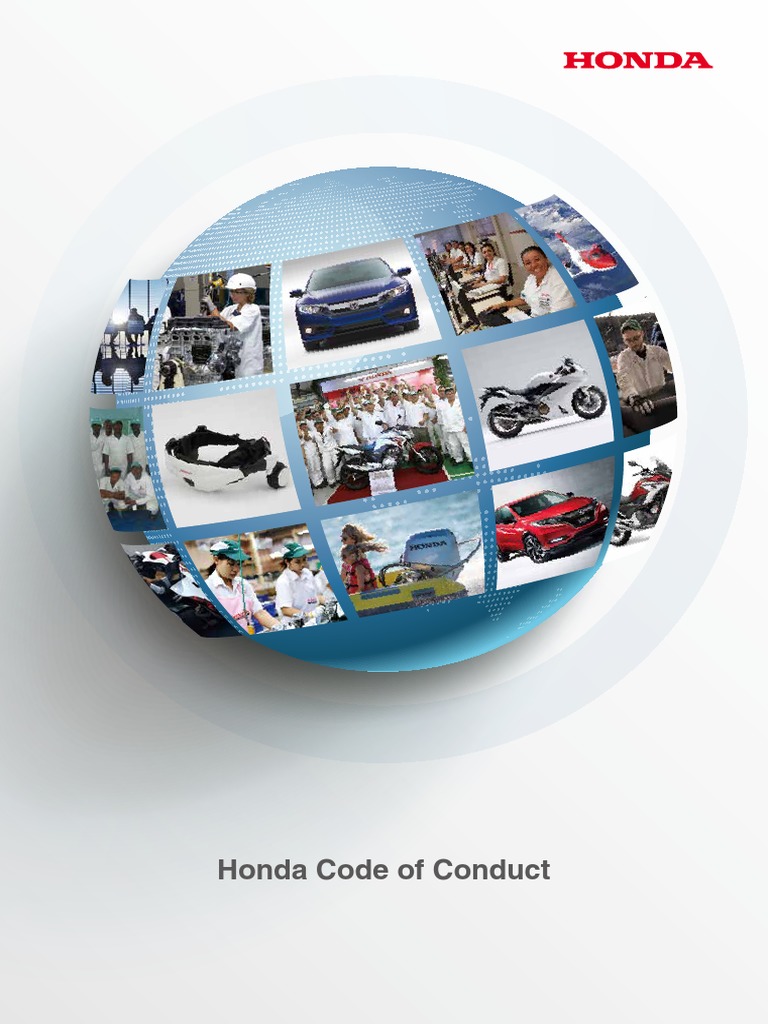 Honda Code of Conduct | PDF | Regulatory Compliance | Safety