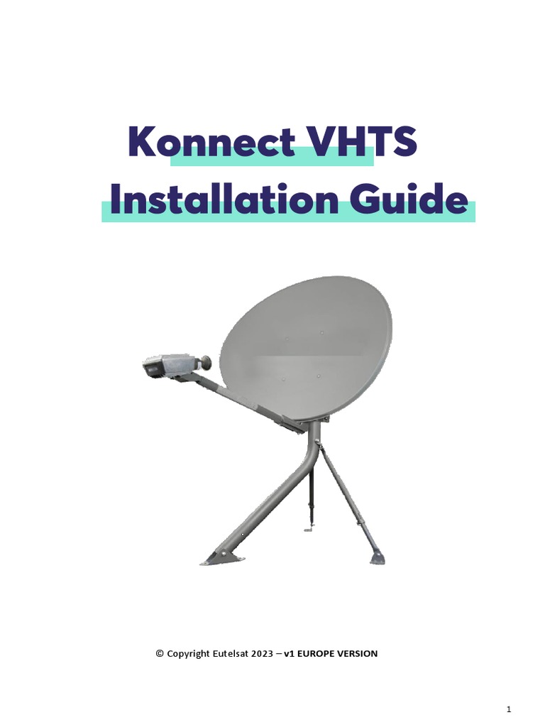 Konnect Vhts EU Installation Guide Vdraft | PDF