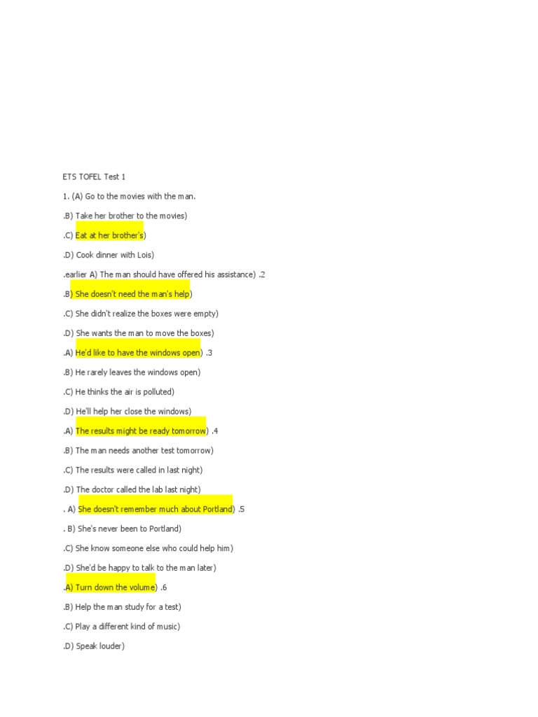 Listening of MSRT | PDF