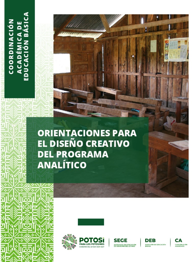 Orientaciones para El Diseño Creativo Del Programa Analitico. | PDF | Plan de estudios | Enseñando