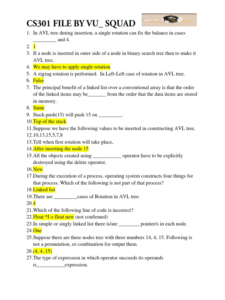 CS301 QUIZ #1 2022 File by VU | Download Free PDF | Pointer (Computer Programming) | Computer ...