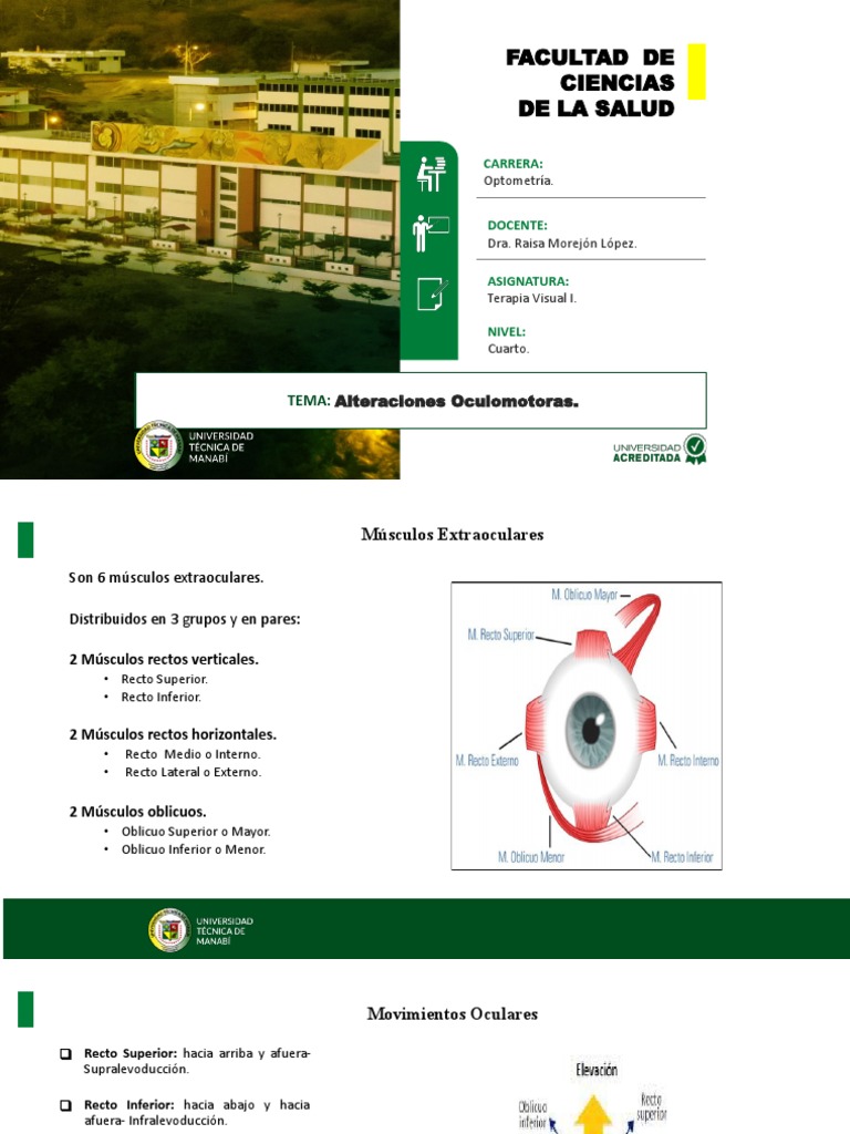 Alteraciones Oculomotoras, Estrabismo, Forias y Tropias - Terapia ...