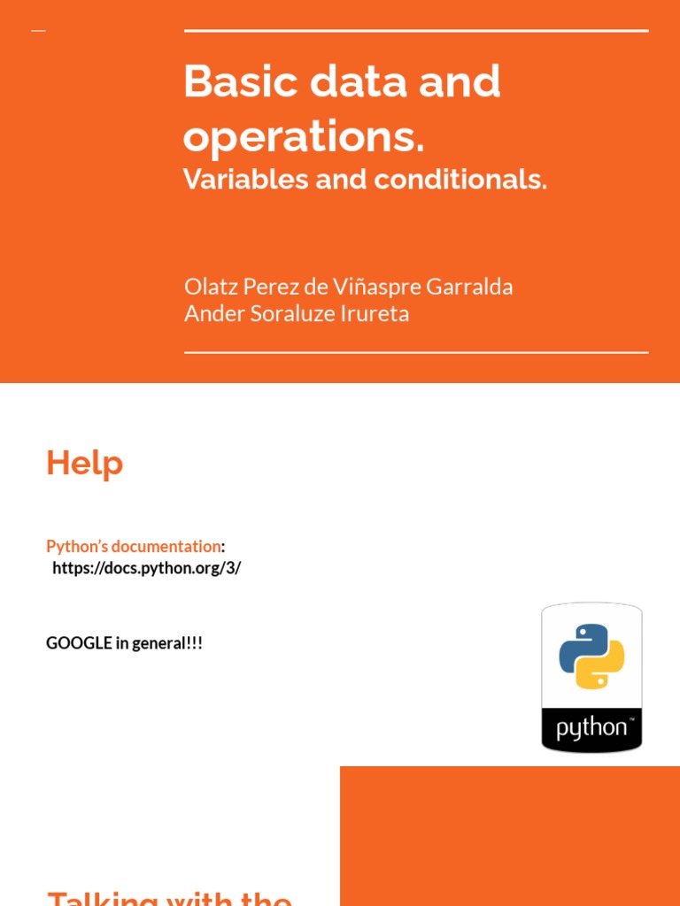 2basic Data And Operations Pdf Parameter Computer Programming Boolean Data Type 2421