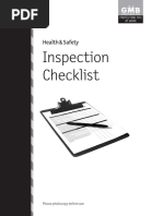 Water Tanker Inspection Checklist | PDF | Vehicles | Transport