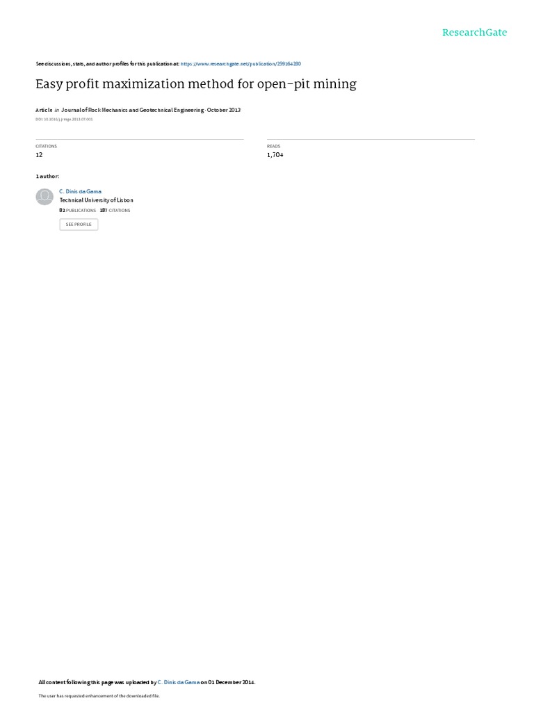 Stripping Ratio | Download Free PDF | Mining | Ore