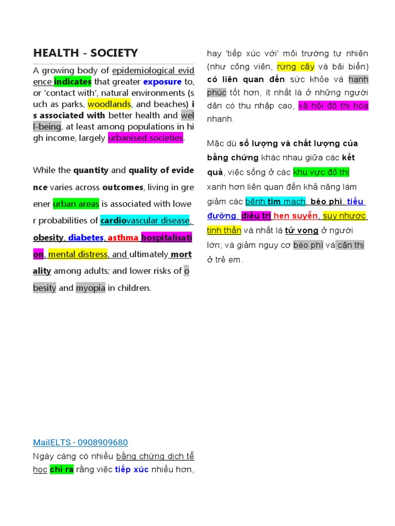 Health - Society Learn | PDF