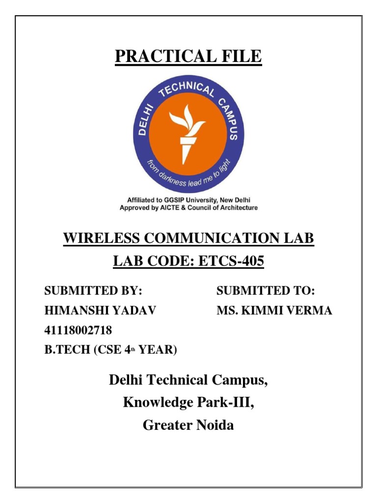 Wireless Communications Lab | PDF | Telecommunications Engineering | Sound Production Technology