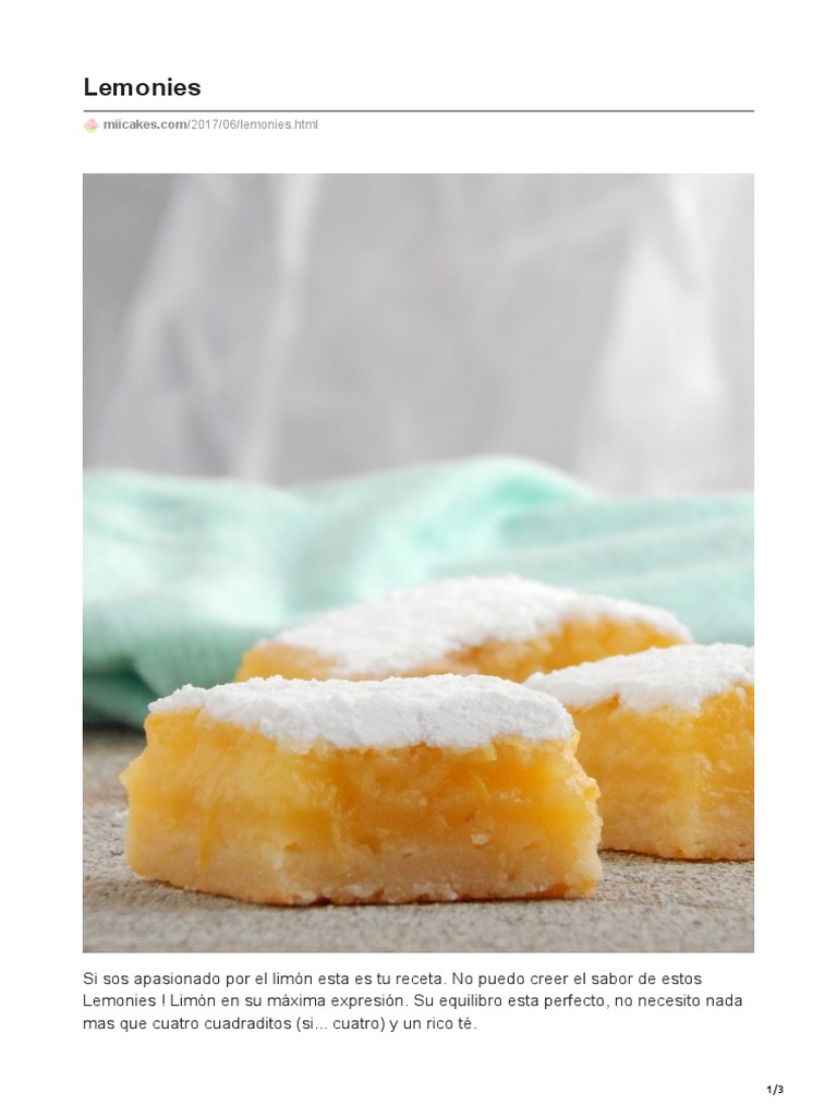 Lemonies | PDF