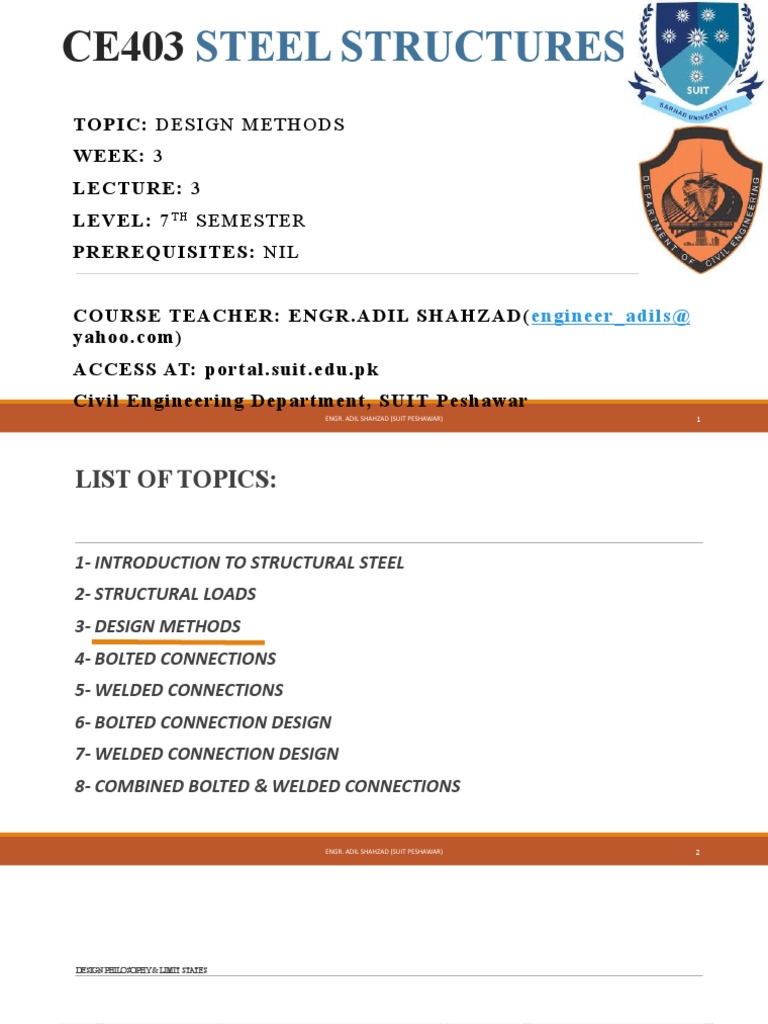 Lecture-3 (Design Methods) | PDF | Civil Engineering | Engineering