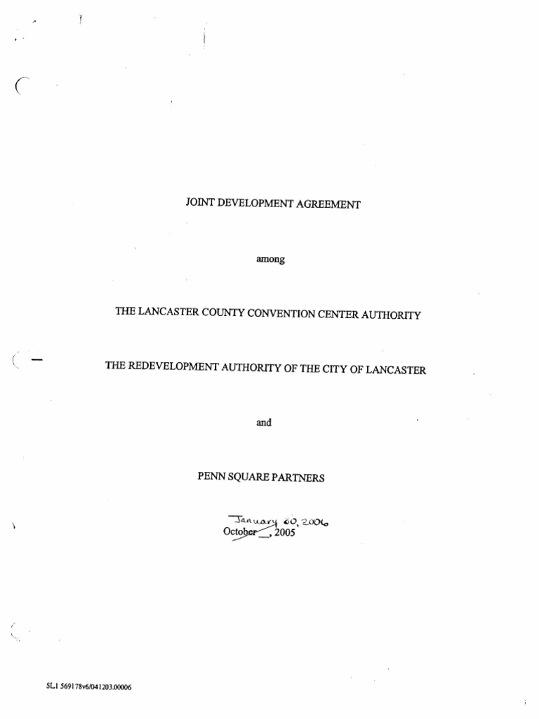 Standard Joint Development Agreement | PDF | Bankruptcy | Legal Remedy