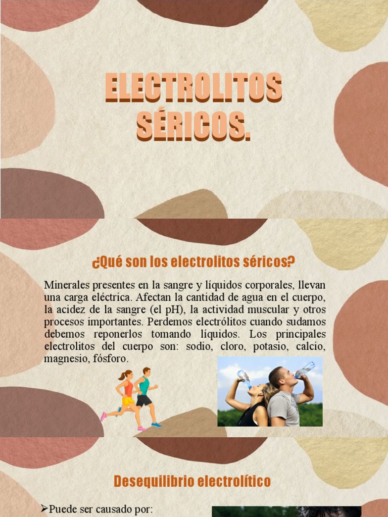 Guía Completa sobre Electrolitos Séricos | PDF | Electrólito | Sodio