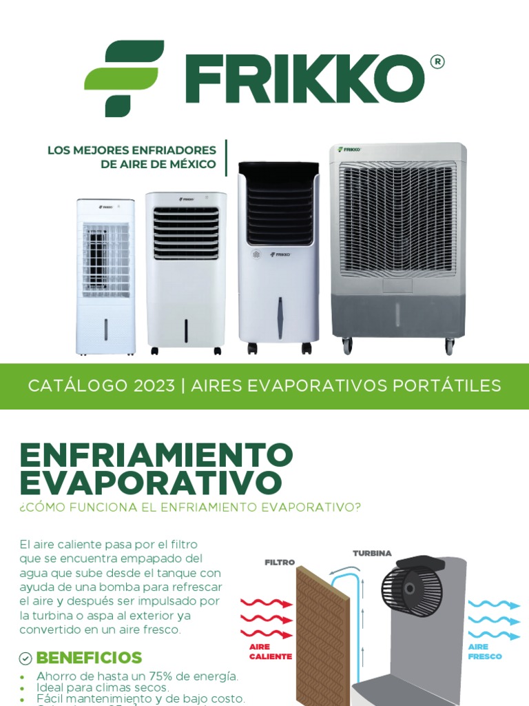 Catálogo Enfriadores Frikko 2023 | PDF | Agua | Ciencias fisicas