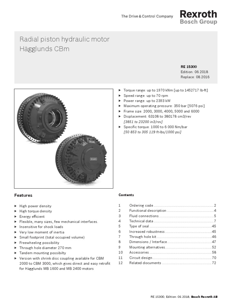 Catálogo RE 15300 Motor CBM | PDF | Piston | Mechanical Engineering