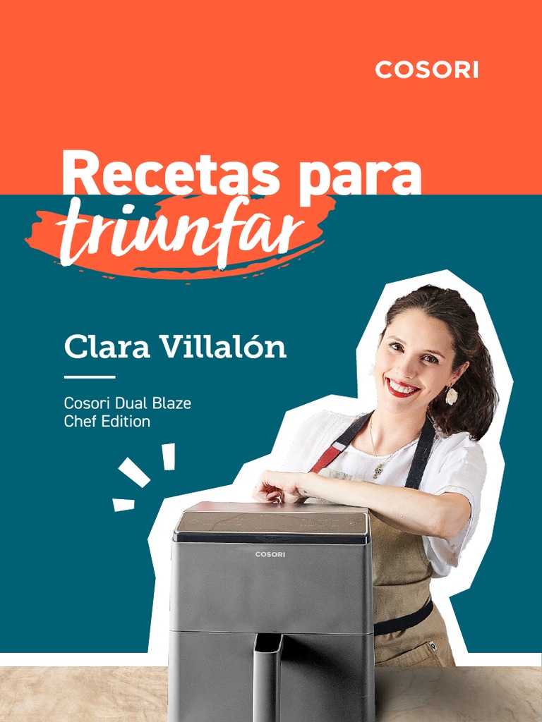 Libro de Recetas Clara Villalon Cosori Dual Blaze Chef Edition | PDF | Cocinando | Panes
