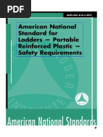ANSI 14.3 1992 Fixed Ladder Safety Requirements | PDF