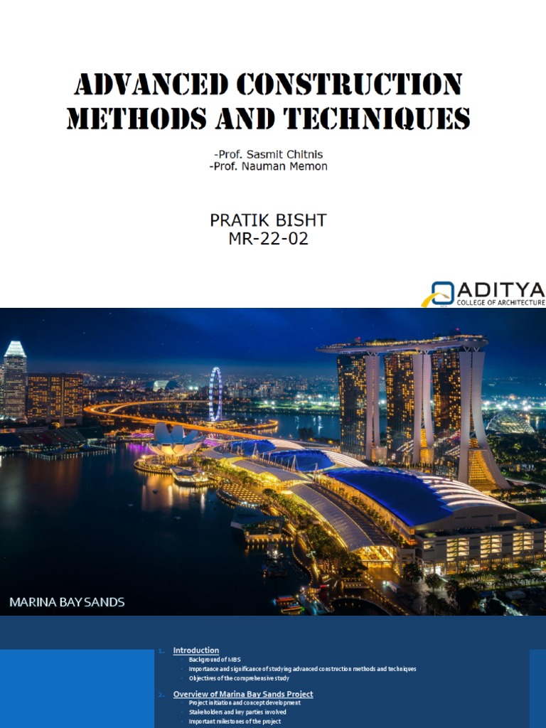 Final Marina Bay Sands | PDF | Truss | Composite Material