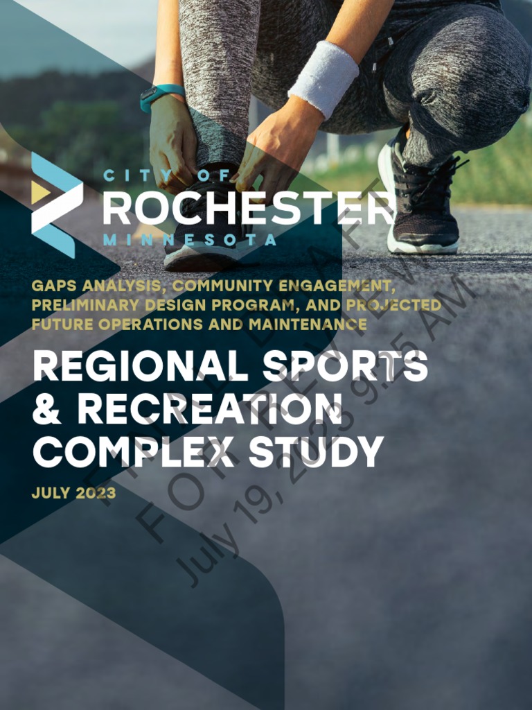Regional Sports and Recreation Complex Study Draft Report | PDF | Cost ...