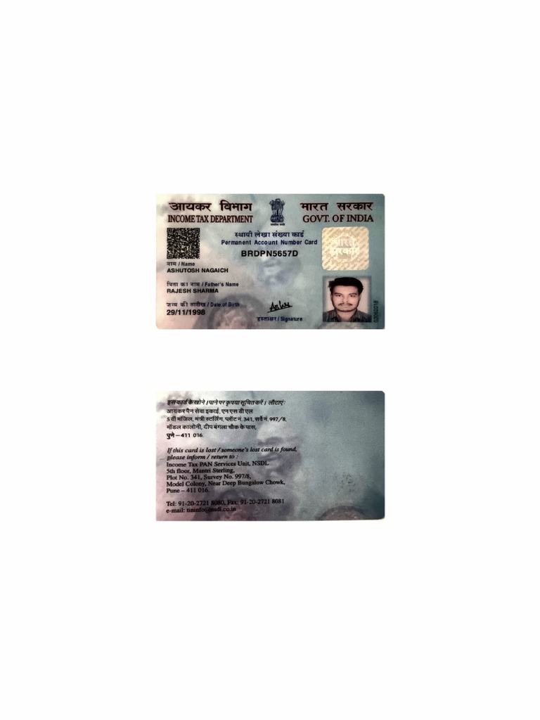 PAN Card Information Overview | PDF