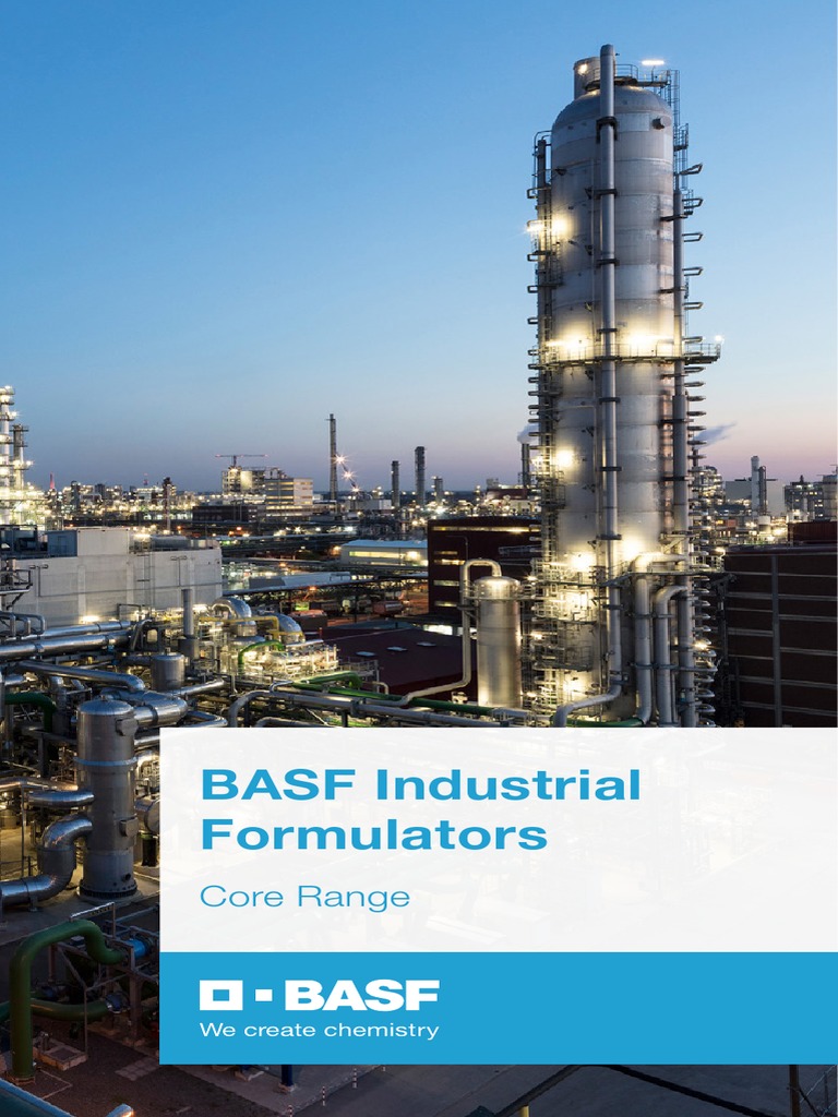 BASF Industrial Formulators Overview | PDF | Viscosity | Density
