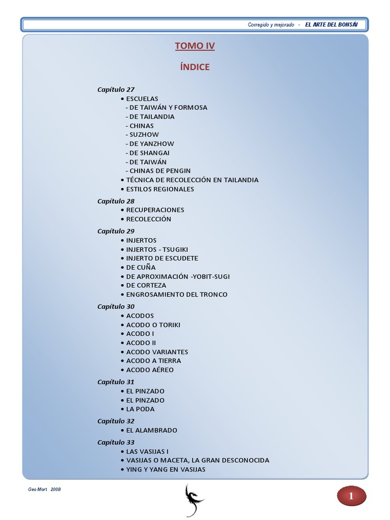 Tomo 4 | PDF | Bonsai | Injerto