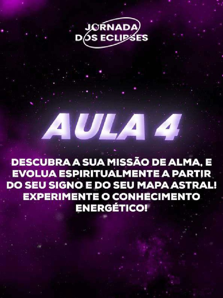 Jornada Dos Eclipses 4 Resumo Aula 4 | PDF | Zodíaco | Lua