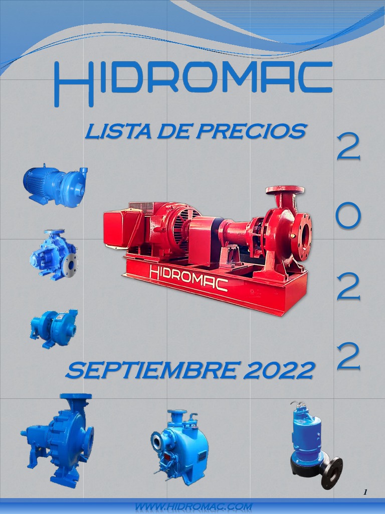 Lista de Precios Hidromac General Septiembre 2022 | PDF | Marca | Correo