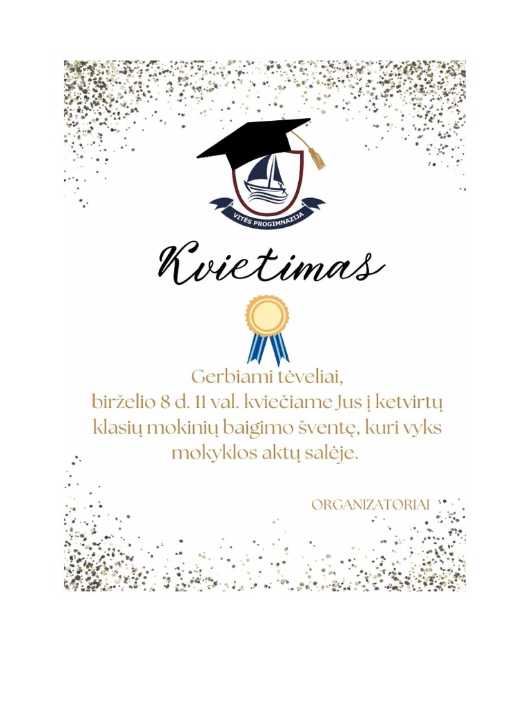 Kvietimas | PDF
