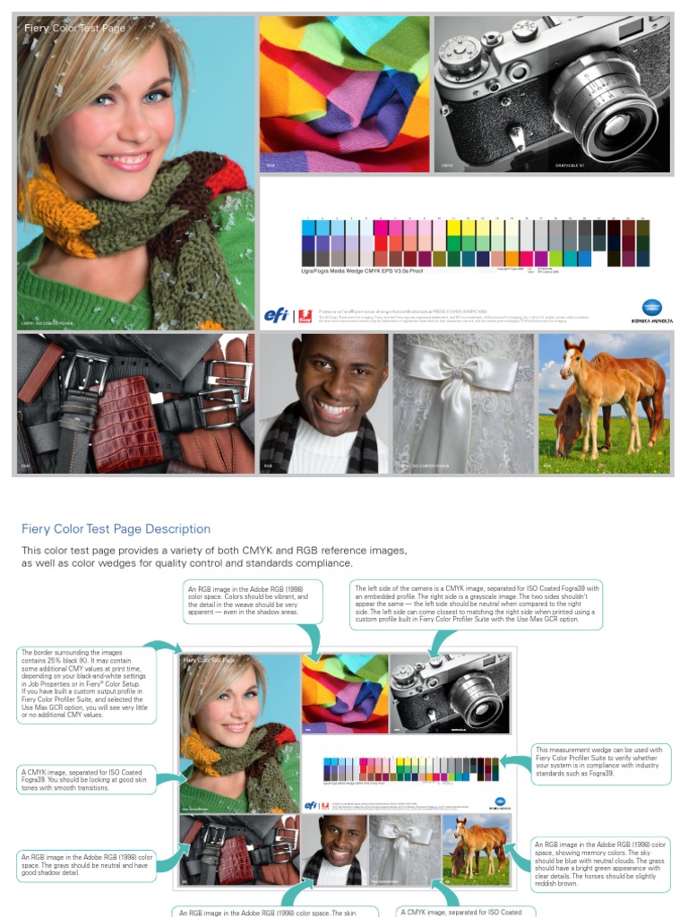 Test de Color A3 | PDF | Rgb Color Model | Image Processing