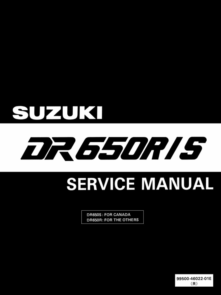 DR650 1995 Manual | PDF
