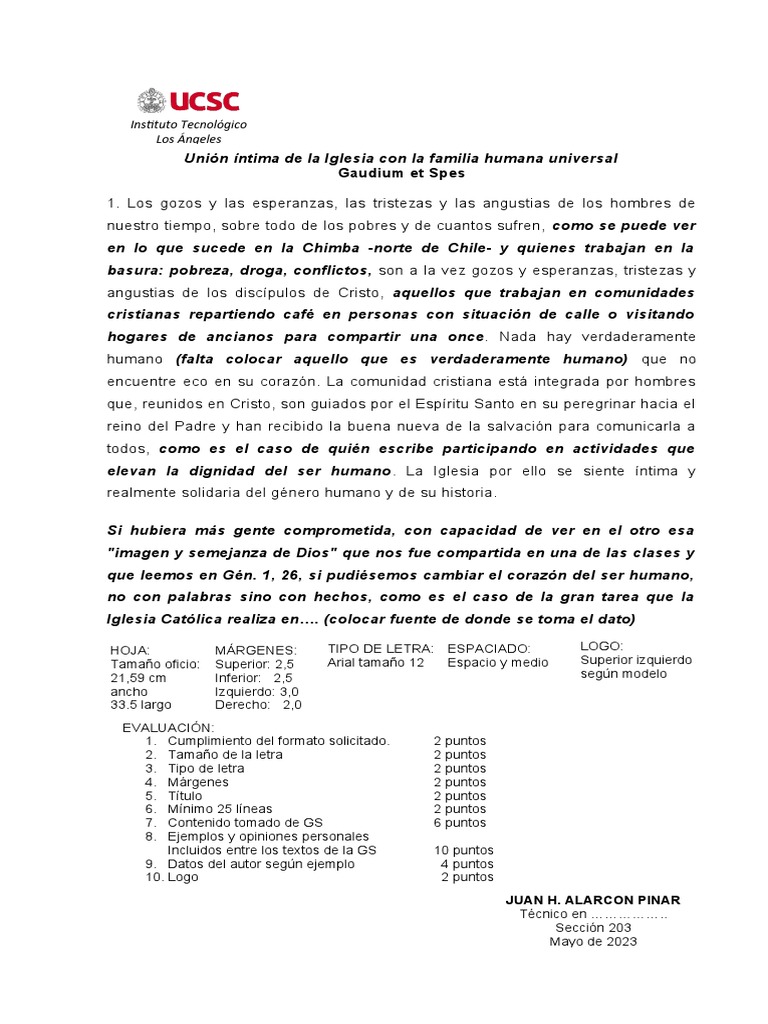 Ejemplo de Informe | PDF