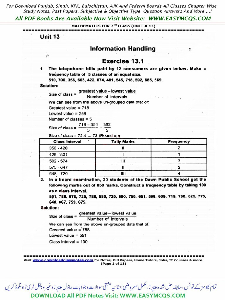 Unit 13 Information Handling | PDF