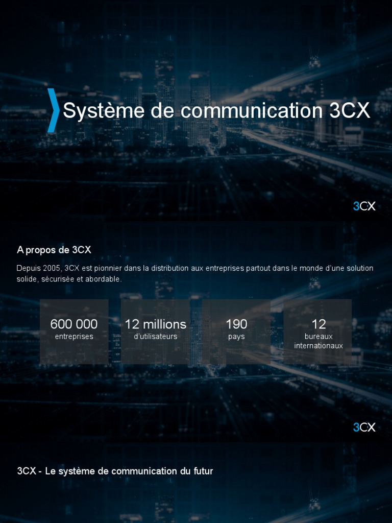 Système de communication 3CX pour entreprises | PDF | Messagerie ...