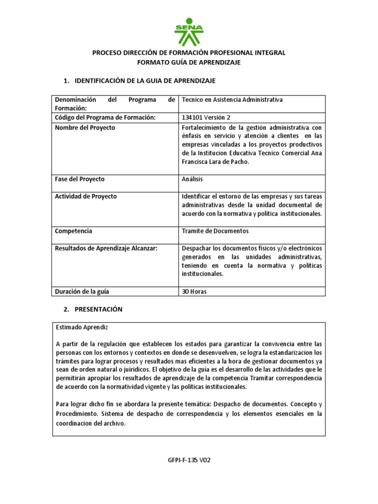 GFPI-F-019 Formato Guia de Aprendizaje 08 | PDF | Archivo de computadora | Documento