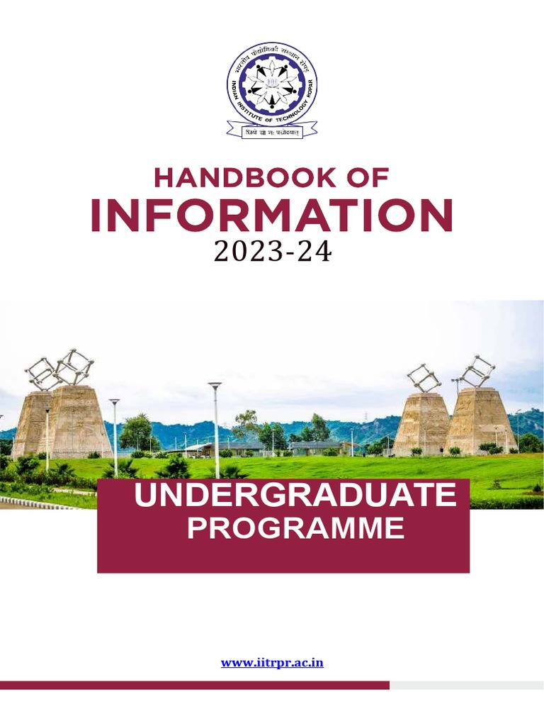 Handbook of Information AY 2023-24 - Final - Version | PDF ...