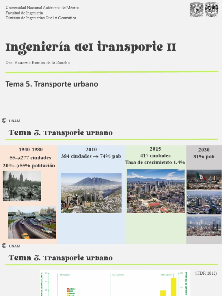 Tema 5a | PDF | Autobús | Transporte público
