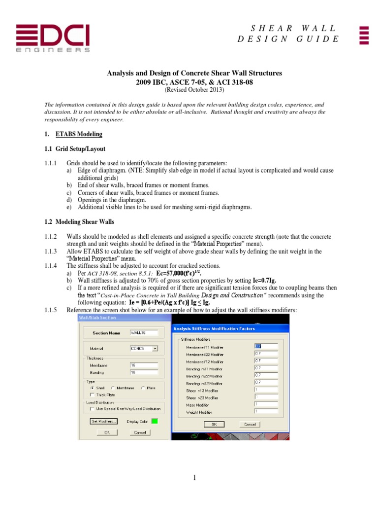 Concrete SW Design Guide 2009 IBC | PDF | Beam (Structure) | Deep ...