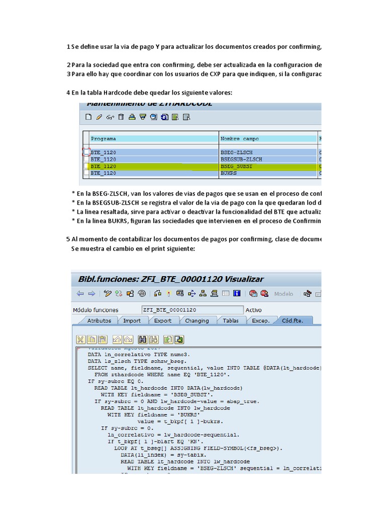 PRoced Cancelacion en Confirming | PDF | Informática | Software