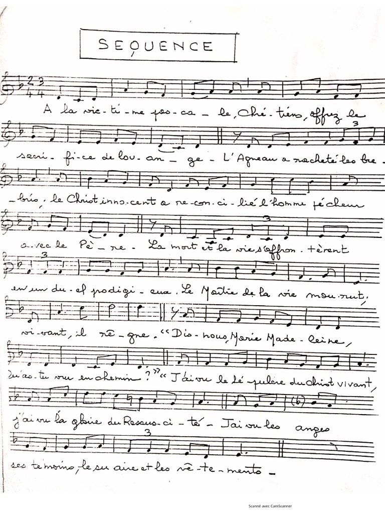 A La Victime Pascale | PDF