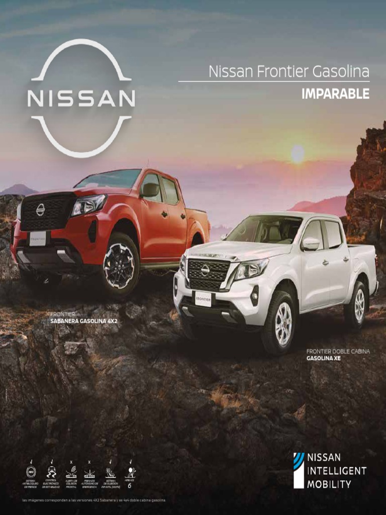Brochure Nissan Frontier Gasolina | PDF | Eje | Airbag