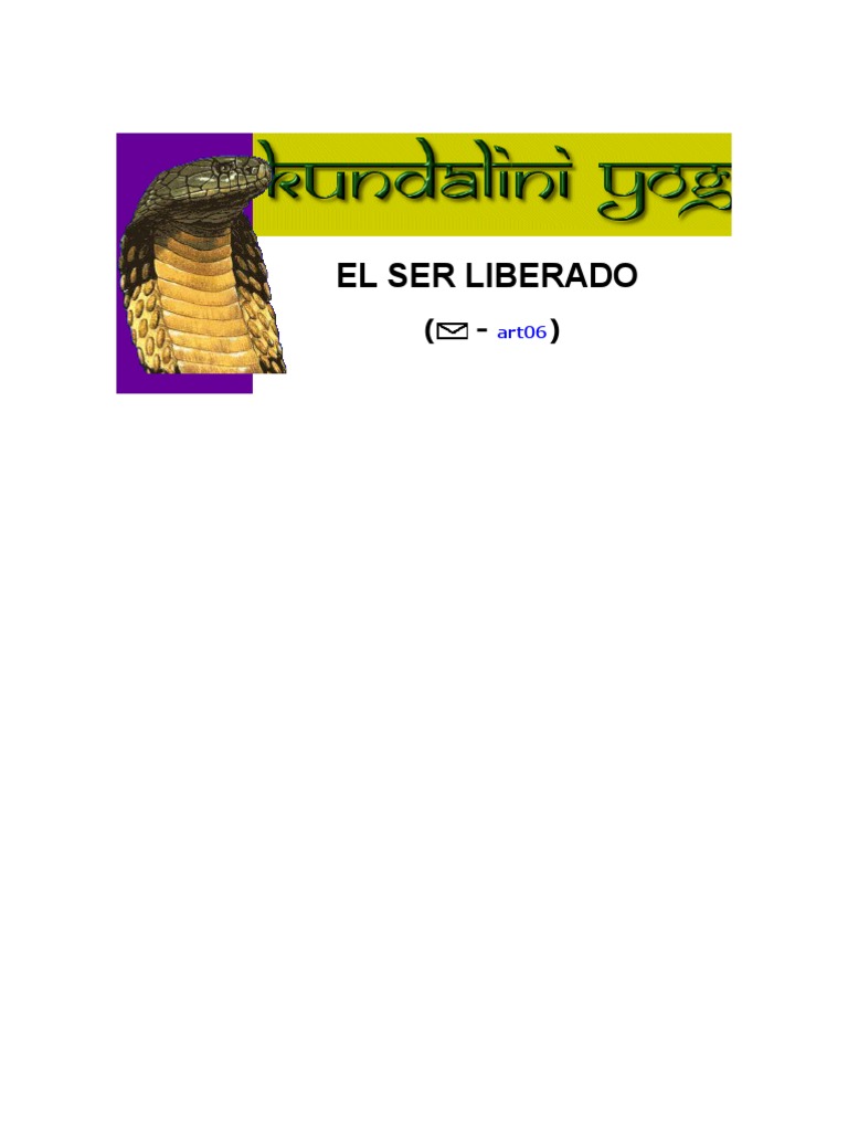 El Ser Liberado | PDF