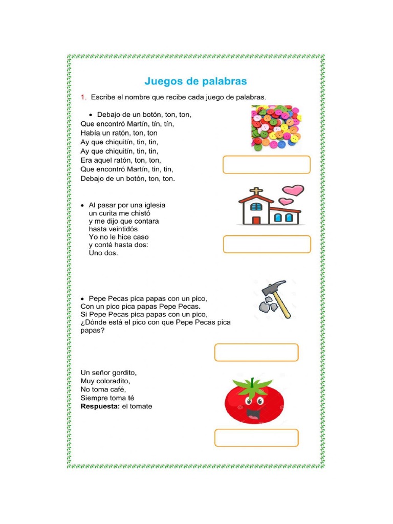 Juego de Palabras | PDF