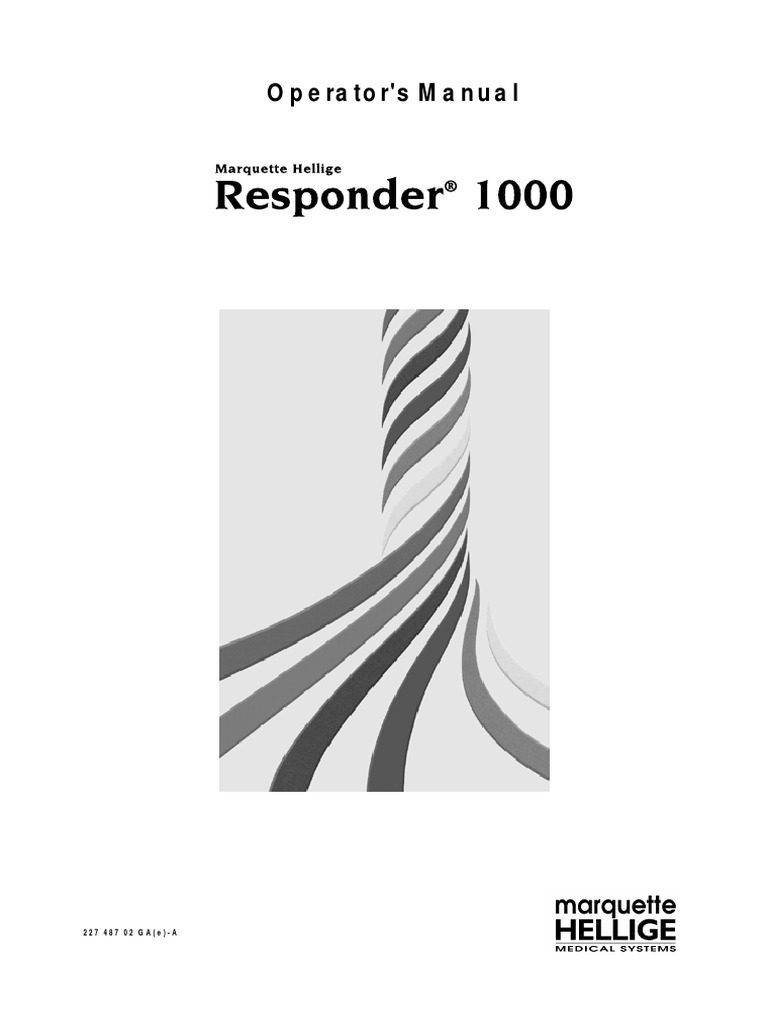 Operativo Responder 1000 | PDF | Artificial Cardiac Pacemaker ...