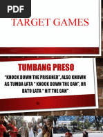 Introduction To Target Games: Batuhang Bola | PDF | Team Sports | Sports