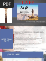 Los Tres Tipos de Fe: 1. La Fe Salvadora 2. La Fe Como Fruto 3. La Fe Como Don | PDF | Fe | Jesús