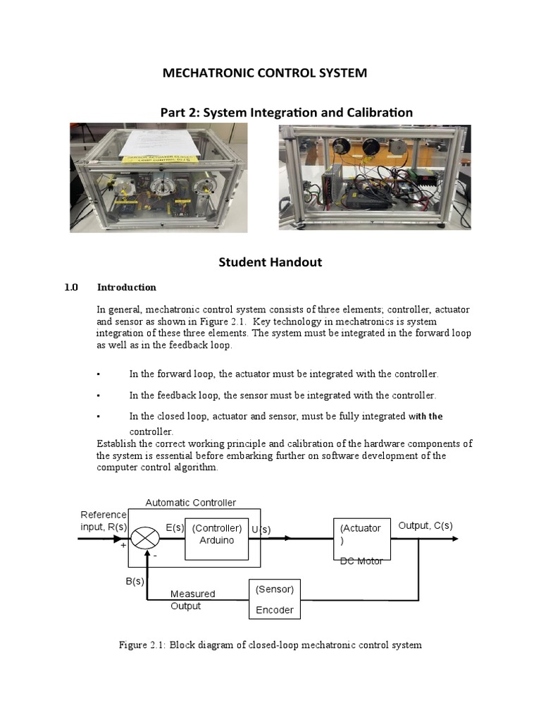 Calibration Motion Control System-Part2 | PDF | Control Theory ...