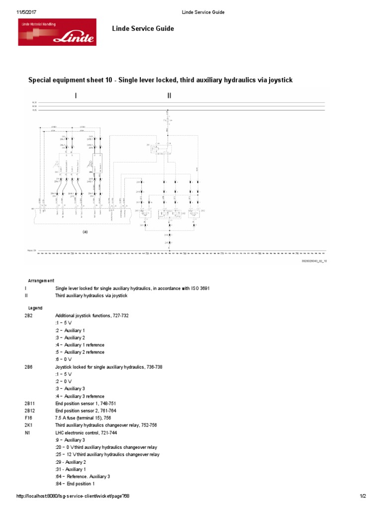 Linde Service Guide: Arrangement | PDF | Electromagnetism | Electronics